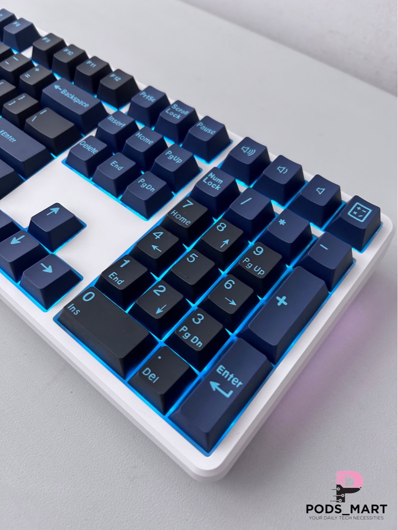 100% 108% Full sized Custom Mechanical Keyboard (Hammerhead keycaps ...