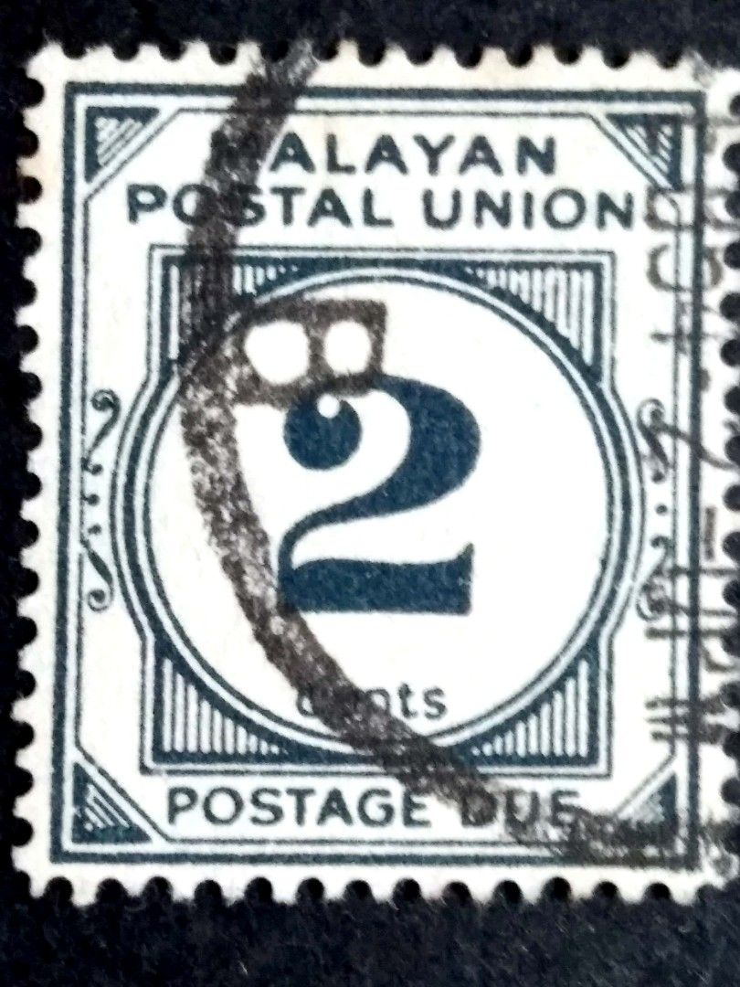 [1941] Malaya 1951-1954 Malayan Postal Union Perf 14 Postage Due 2c ...