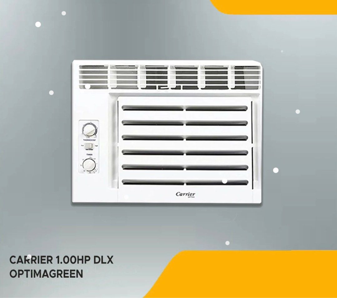 1hp Carrier Window type aircon SALE, TV & Home Appliances, Air ...