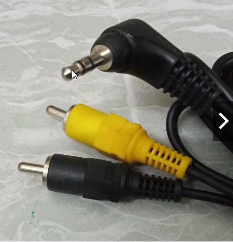 2.5mm male Plug jack to Dual 2 RCA male connector Cable2.5 毫米公插头插孔至双 2 ...