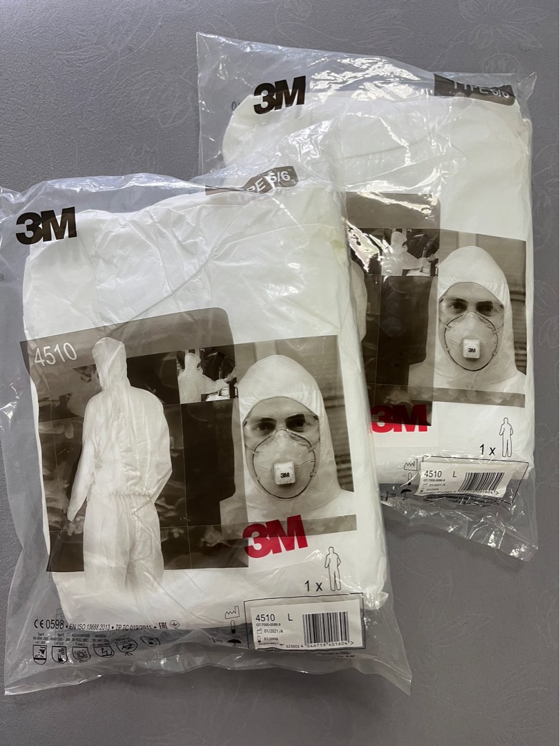 3M™ Protective Coverall 4510, Health & Nutrition, Braces, Support ...