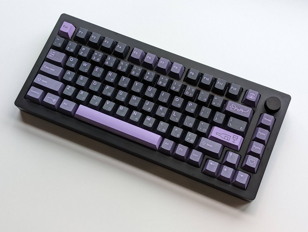 75% Custom Mechanical Keyboard (FirstLove) - Fully Modded Tri Mode ...
