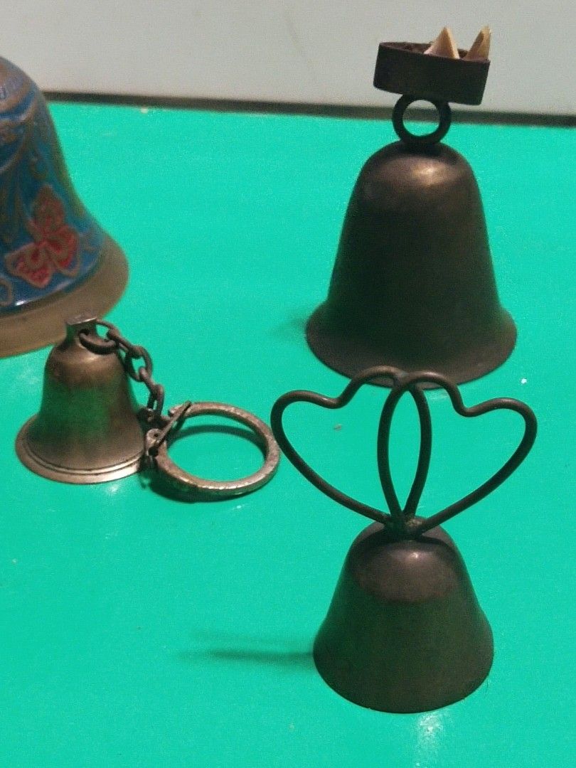 8 assorted VINTAGE Brass Bells/India-Egypt/Exclusive set!, Hobbies ...