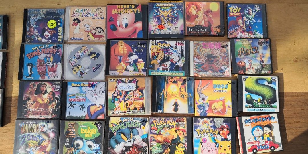 90s Cartoon 24 DVD, Hobbies & Toys, Music & Media, CDs & DVDs on Carousell