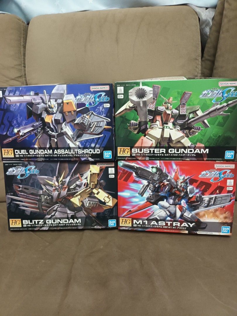 高達模型 HG 1/144 GUNDAM GUNDAM SEED HGUC HGBF BUILD FIGHTERS DUEL GUNDAM ASSAULTSHROUD BUSTER ...