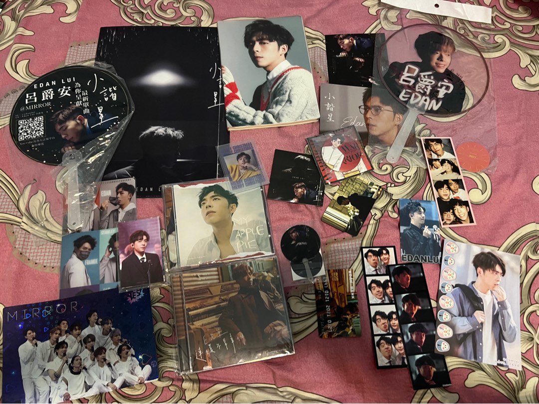 (大量) Mirror Edan E先生 呂爵安 收費應援set, 興趣及遊戲, 收藏品及紀念品, 明星周邊 - Carousell