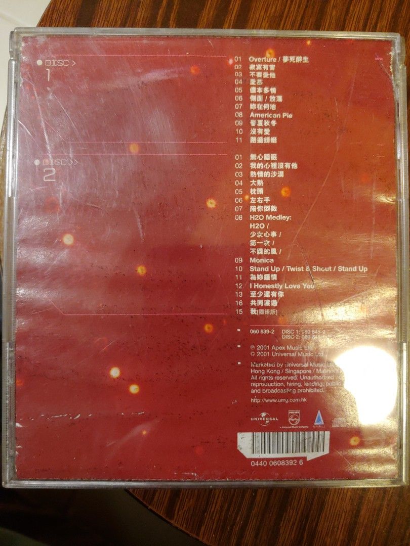 張國榮 熱情演唱會卡拉OK VCD, 興趣及遊戲, 音樂、樂器 & 配件, 音樂與媒體 - CD 及 DVD - Carousell