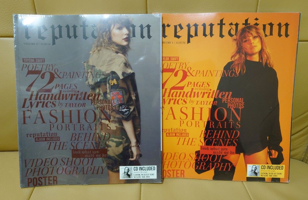 不散賣 Taylor Swift Reputation CD (Deluxe A+B), 興趣及遊戲, 音樂、樂器 & 配件, 音樂與媒體 ...