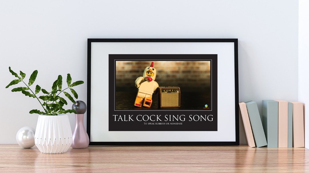 A3 Sized Lego Singlish Posters, Hobbies & Toys, Stationery & Craft, Art ...