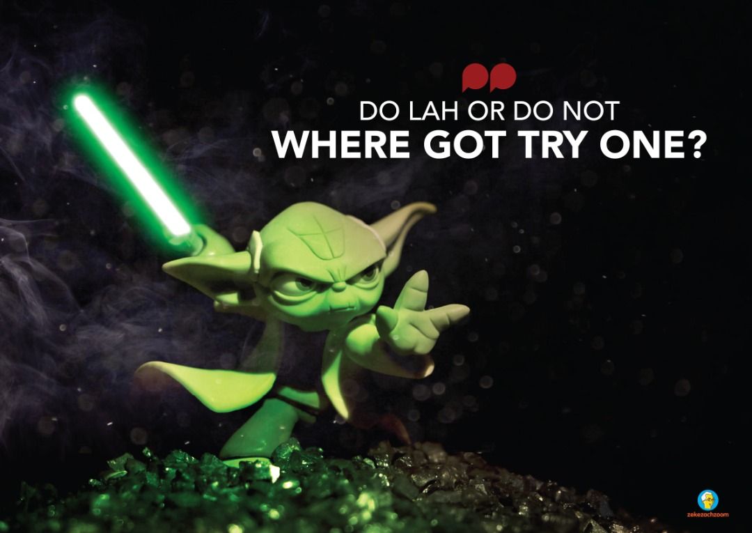 A3 Sized Star Wars Singlish Posters, Hobbies & Toys, Stationery & Craft ...