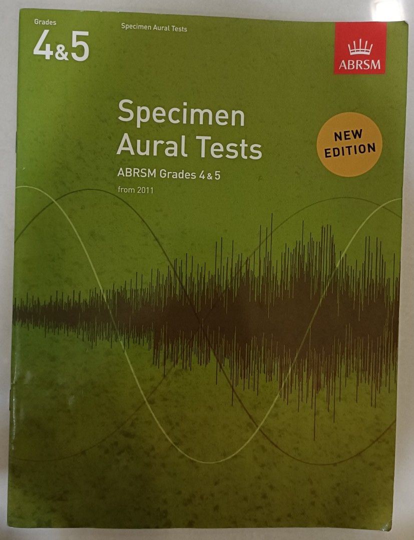 ABRSM G4&5 Specimen Aural Tests, Hobbies & Toys, Music & Media, Music ...