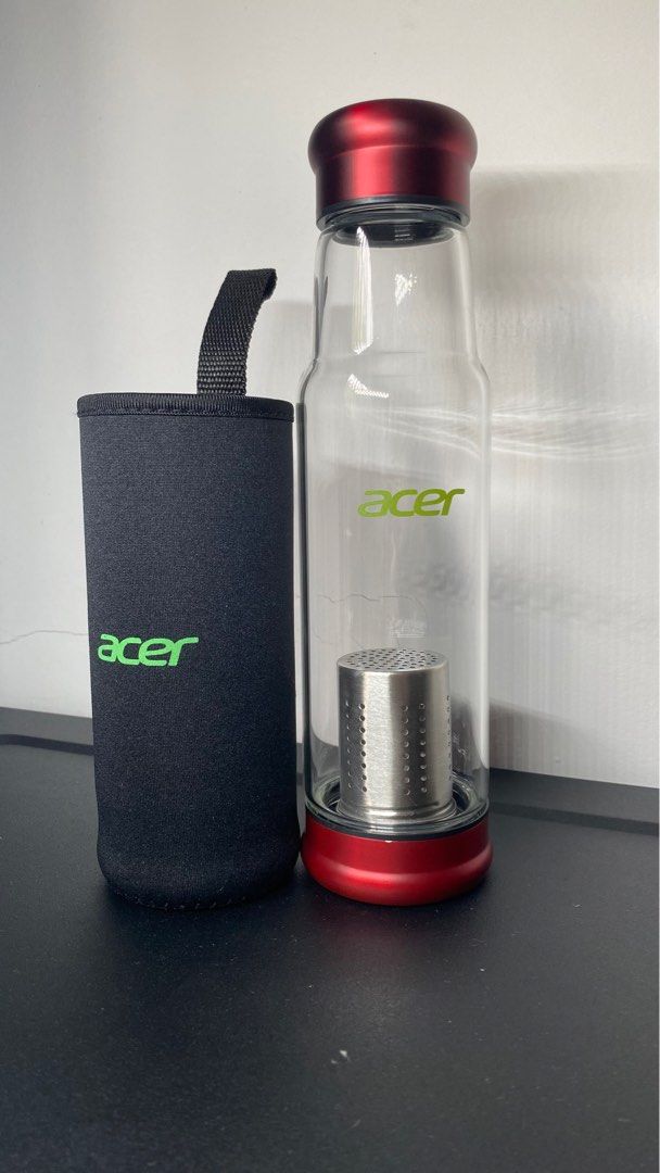 Acer Glass Tea Bottle Carrier, Furniture & Home Living, Kitchenware ...