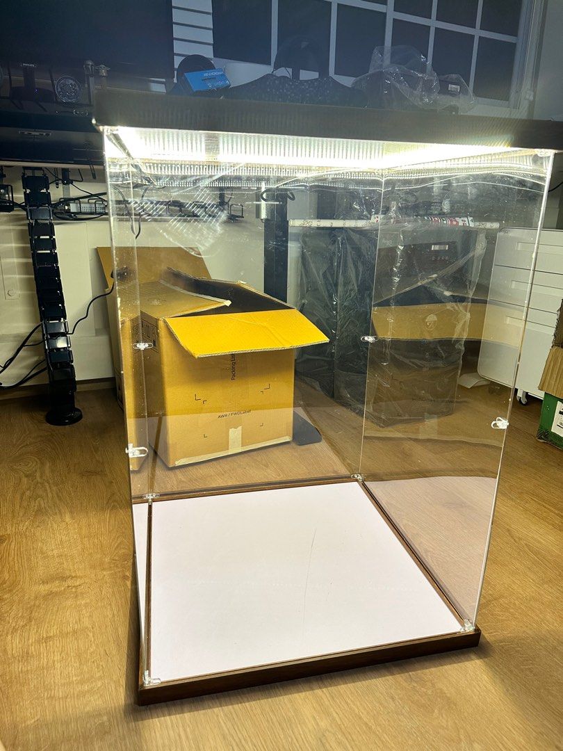 Acrylic display box with LED lights, Hobbies & Toys, Toys & Games on ...