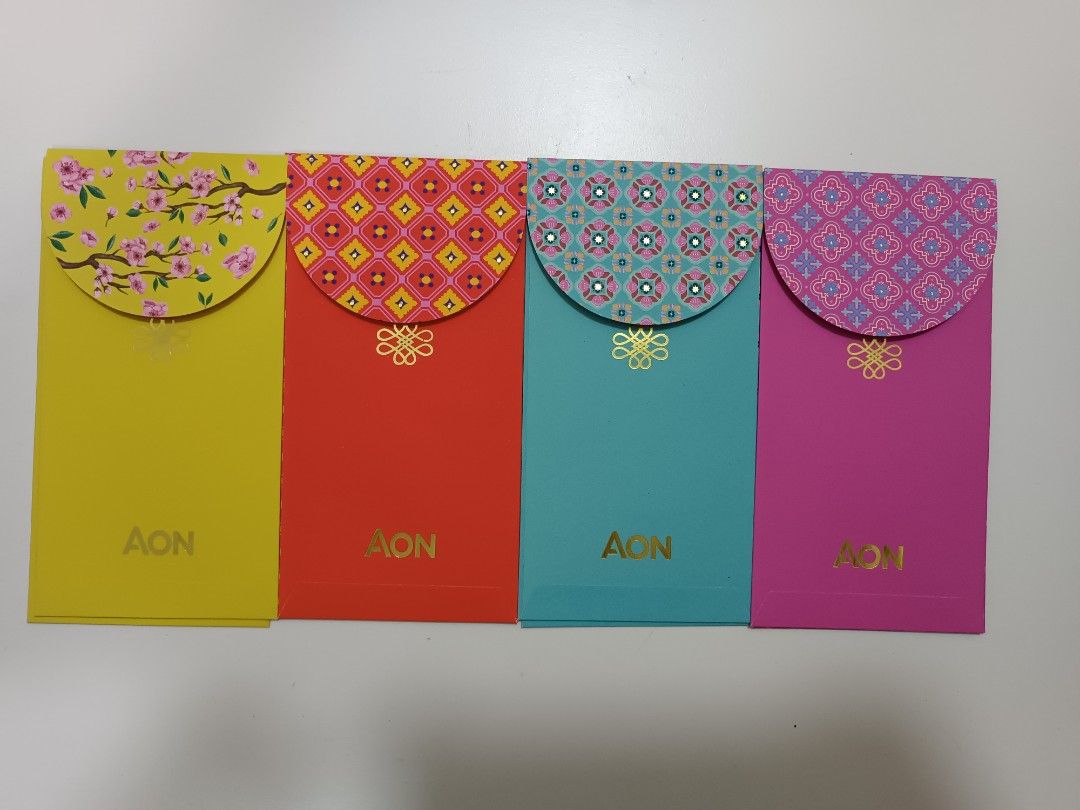 Aeon Red Packet 8 pcs (4 pattern), Hobbies & Toys, Stationery & Craft ...