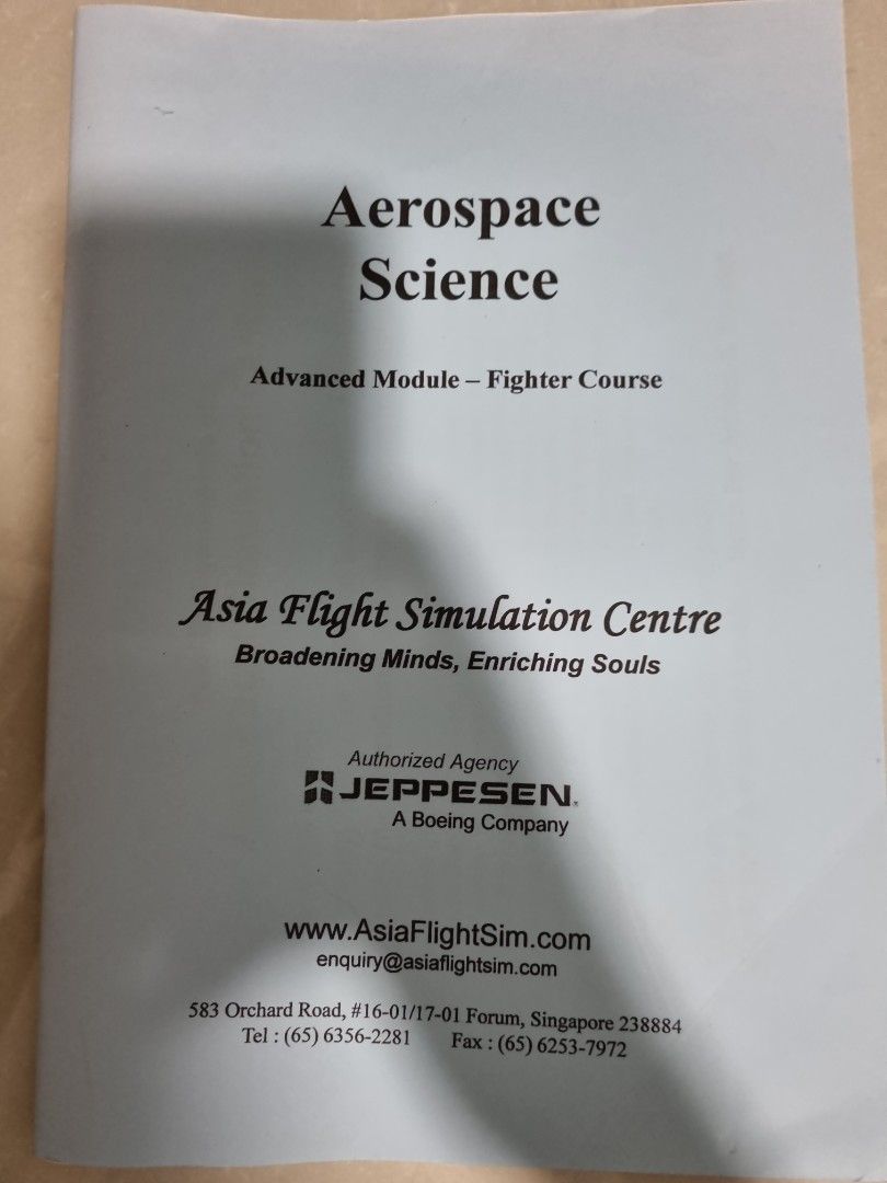 Aerospace Science Advance Module - Fighter Course Notes!, Hobbies ...