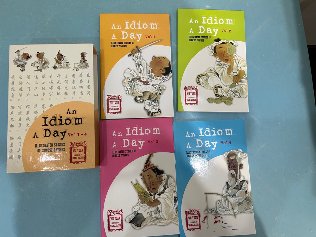 An idiom a day vol 1-4, Hobbies & Toys, Books & Magazines, Children's ...