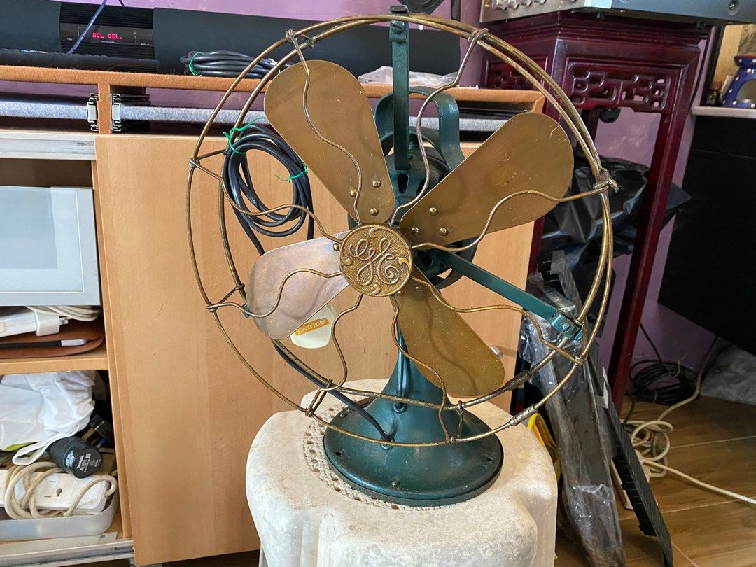 Antique General Electric fan, over 100 years old and still working, 傢俬 ...