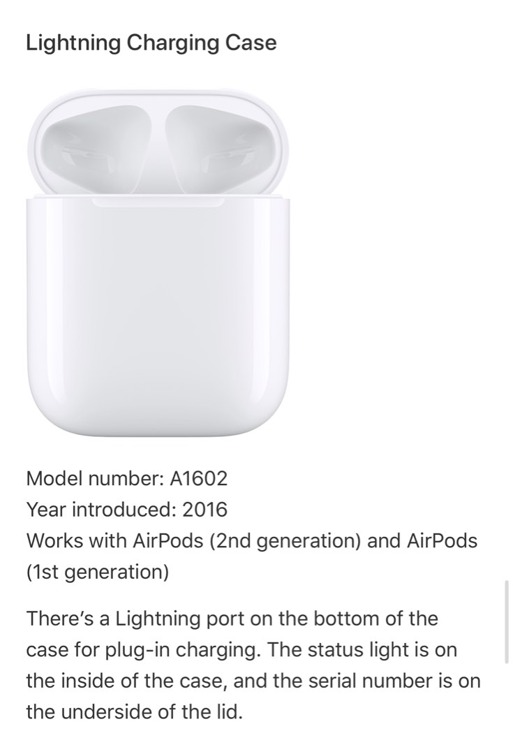 Apple Gen 2 AirPod, Audio, Earphones on Carousell