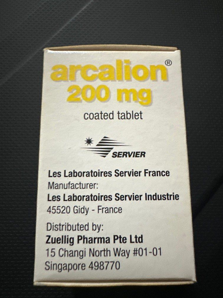 Arcalion 200mg, Health & Nutrition, Health Supplements, Vitamins ...