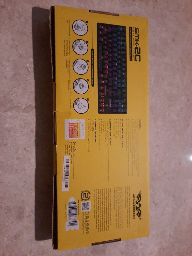 Armaggedon SMK-2C Gaming Keyboard, Computers & Tech, Parts ...