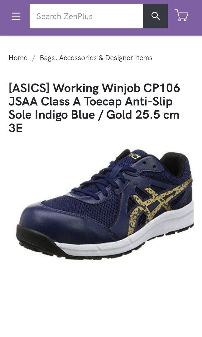 Asics Work Shoes, Men's Fashion, Footwear, Sneakers on Carousell