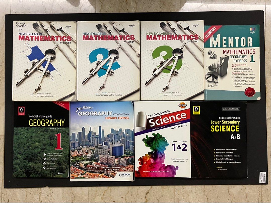 Assorted Secondary School Books, Hobbies & Toys, Books & Magazines ...