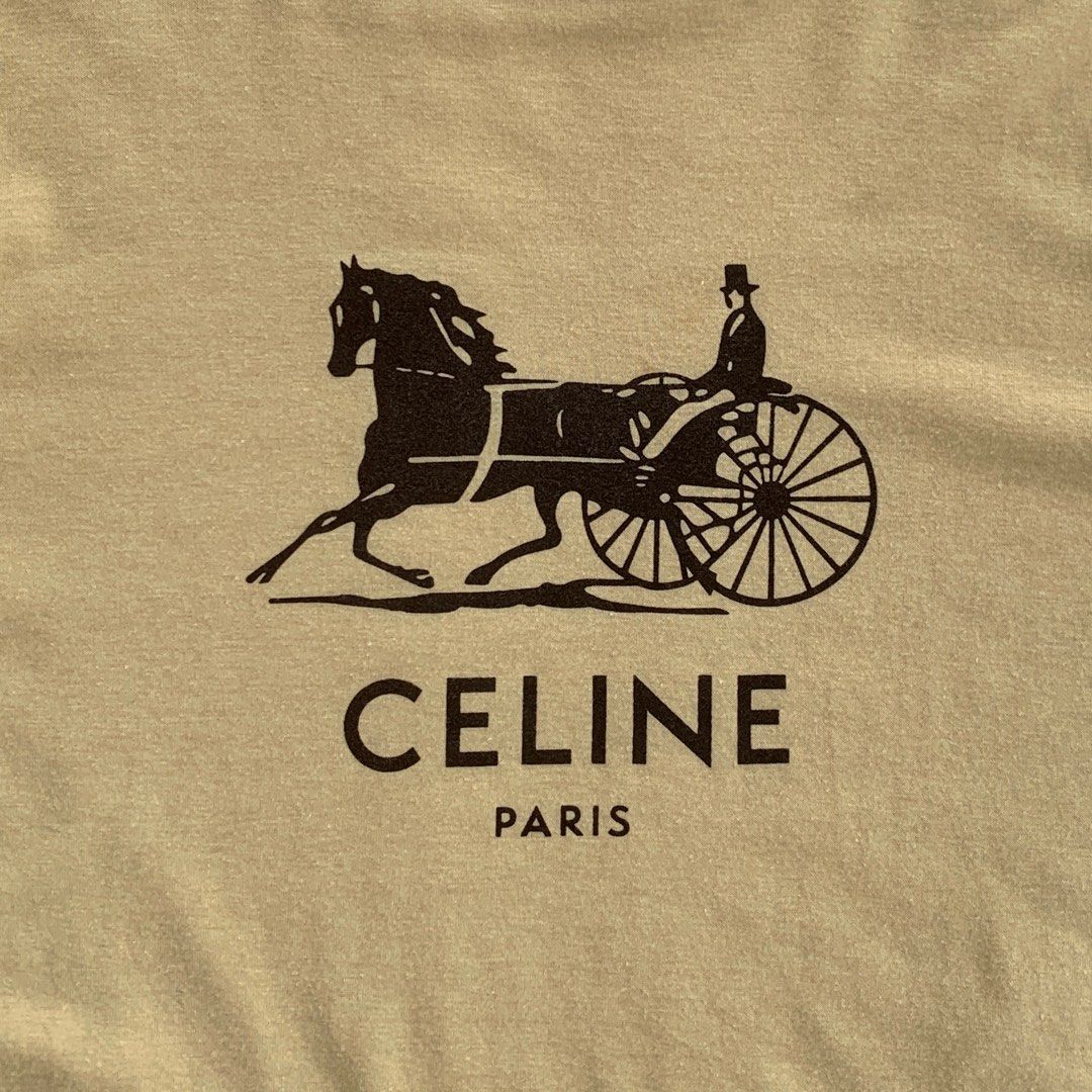 Authentic CELINE Sulky Tee, Women's Fashion, Tops, Shirts on Carousell