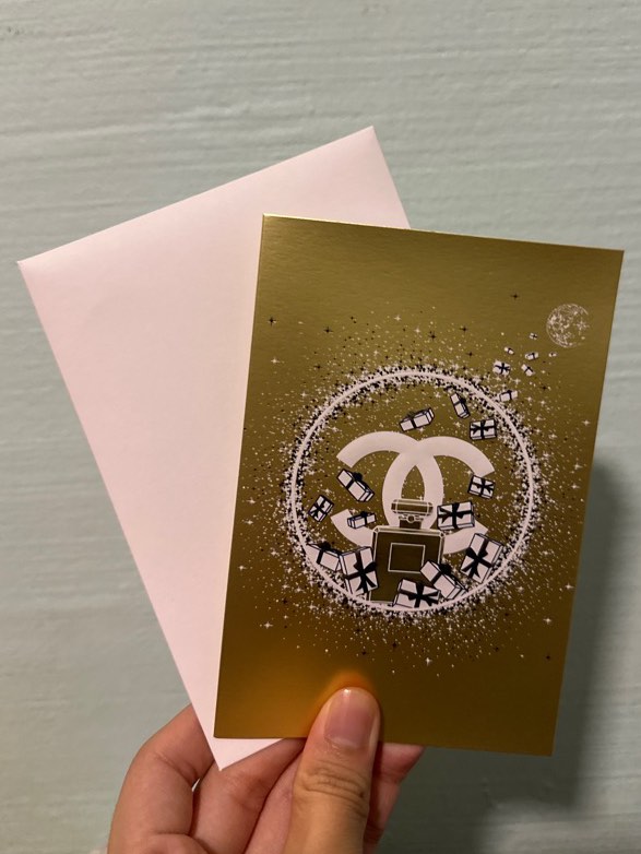 Authentic Chanel greeting card, Hobbies & Toys, Stationery & Craft ...