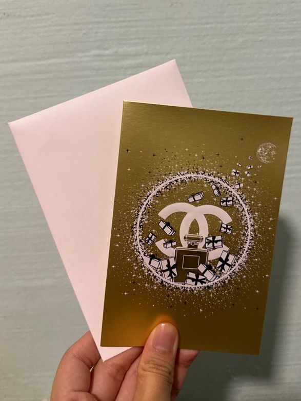 Authentic Chanel greeting card, Hobbies & Toys, Stationery & Craft ...