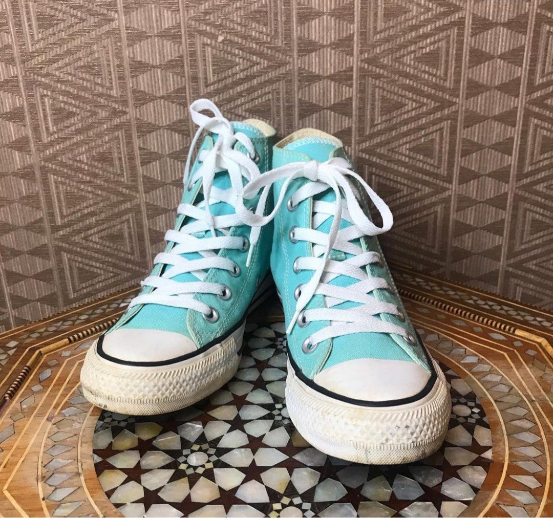 Authentic CONVERSE CHUCK TAYLOR Matcha Green High Cut Sneakers, Luxury ...