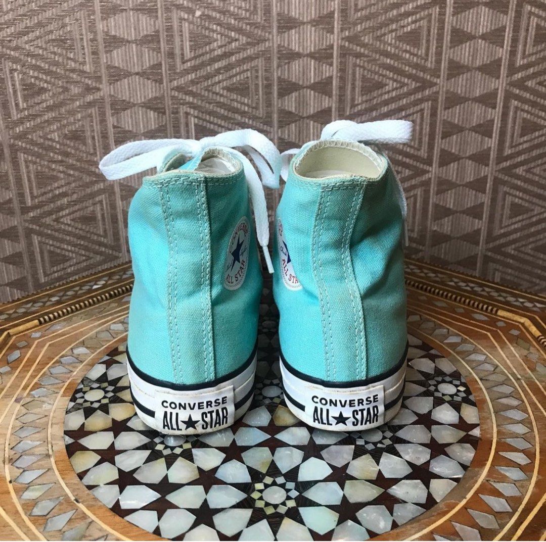 Authentic CONVERSE CHUCK TAYLOR Matcha Green High Cut Sneakers, Luxury ...
