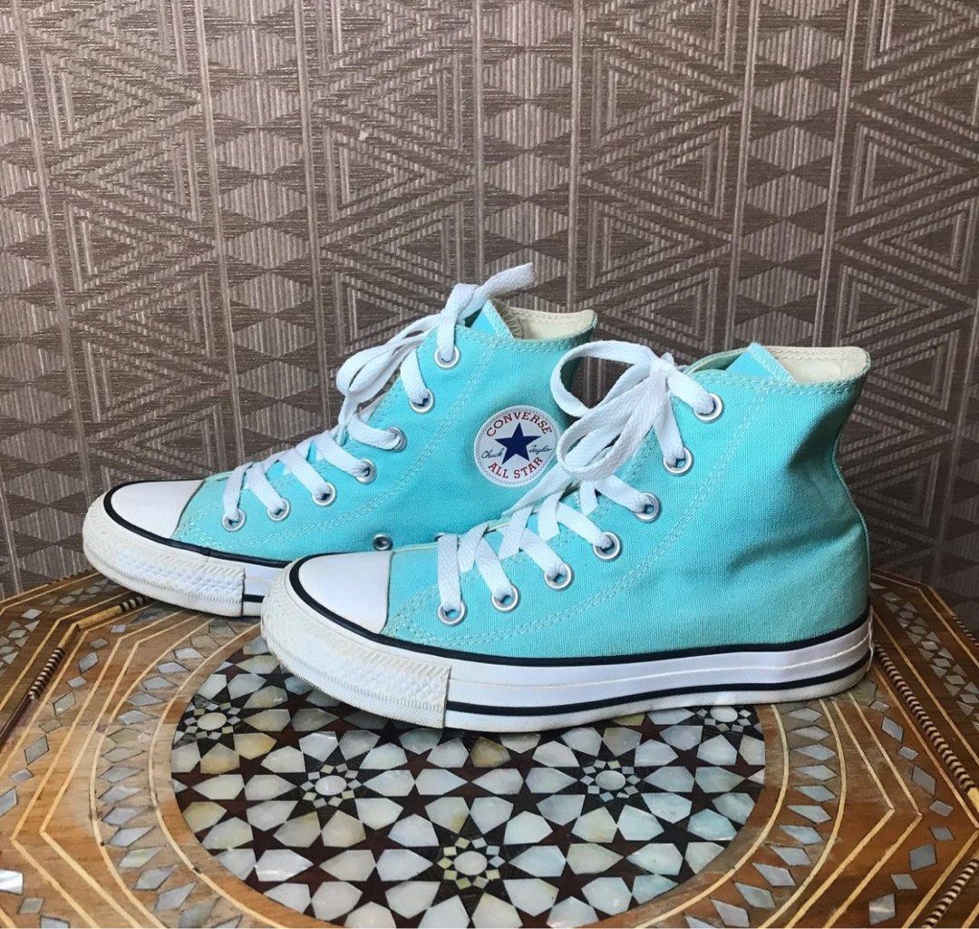 Authentic CONVERSE CHUCK TAYLOR Matcha Green High Cut Sneakers, Luxury ...