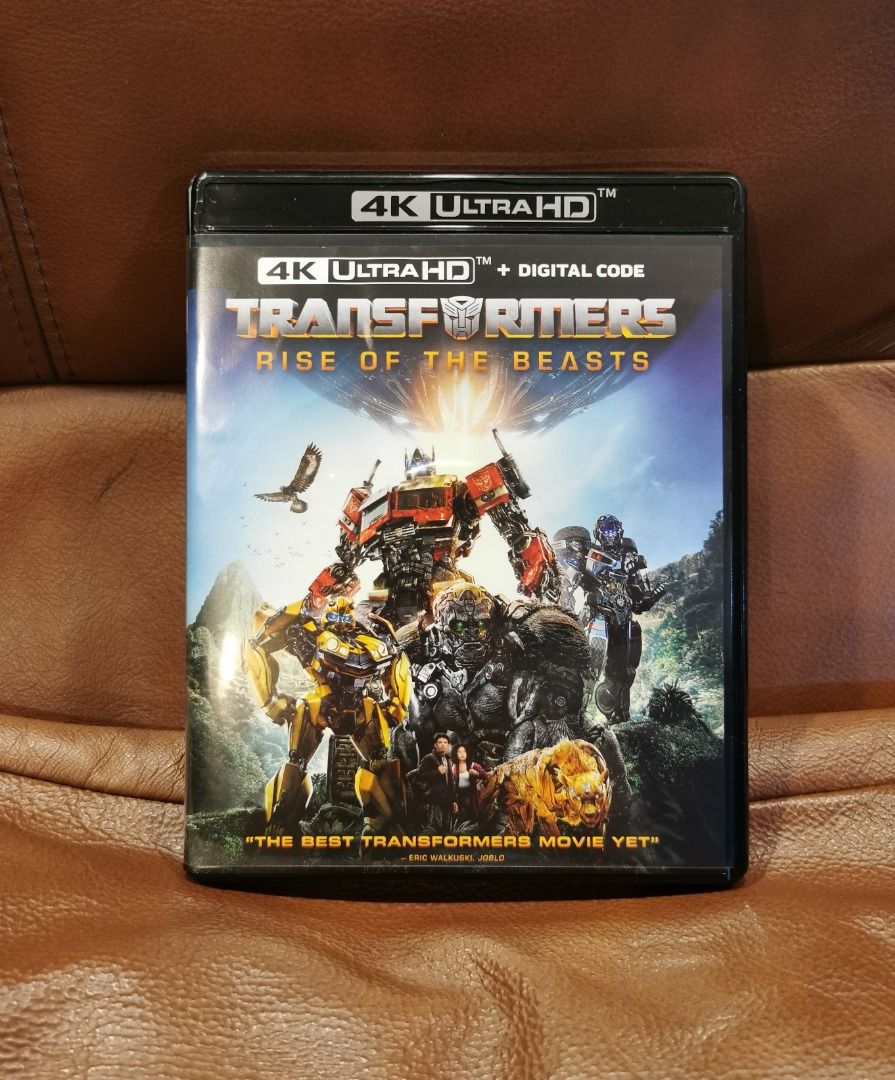 Transformers Rise of the Beasts Original 4k UHD Disc + Digital Version ...