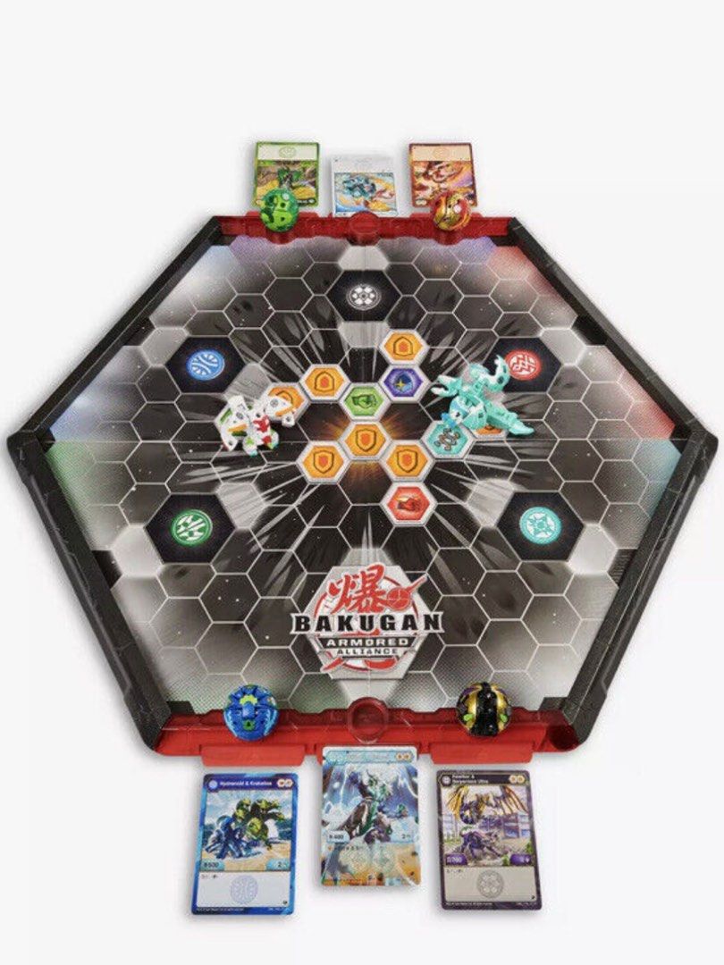 Bakugan - Battle Arena, Game Board with Exclusive Bakugan, Nillious ...