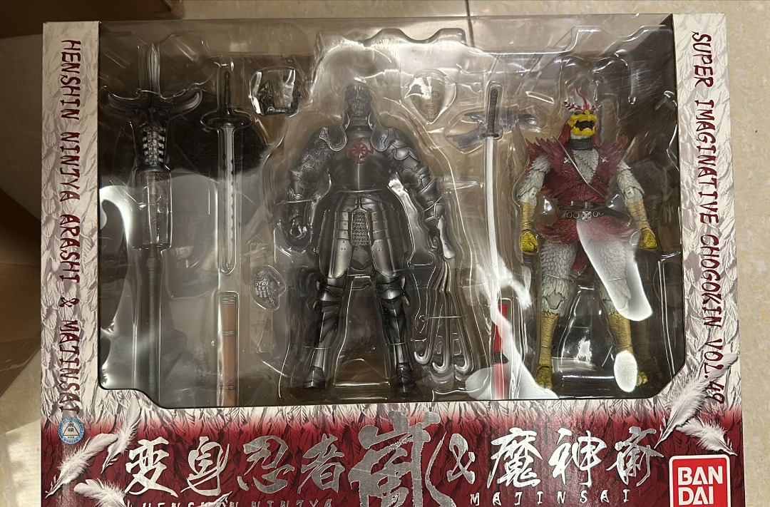 全新 BANDAI SIC S.I.C. VOL. 49 變身忍者 嵐 & 魔神齋 石森章太郎 幪面超人 作者 , 興趣及遊戲, 玩具 ...