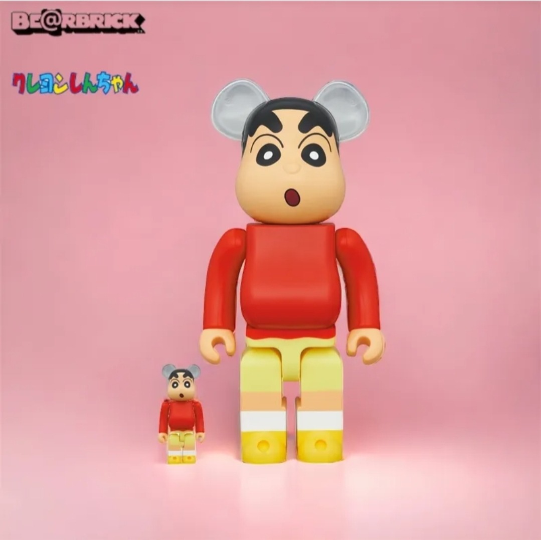 Bearbrick Crayon Shin-chan, 400% & 100%, Hobbies & Toys, Toys & Games ...