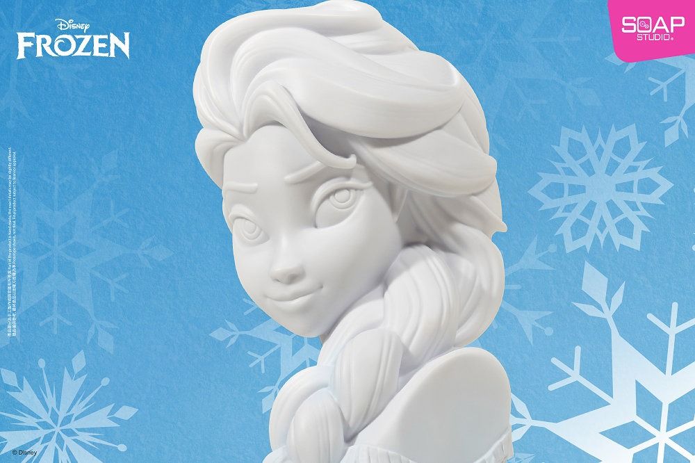 【野獸國Beast Kingdom】SOAP STUDIO DY038 迪士尼 公主系列 Elsa 半身胸像, 興趣及遊戲, 玩具 & 遊戲類 ...