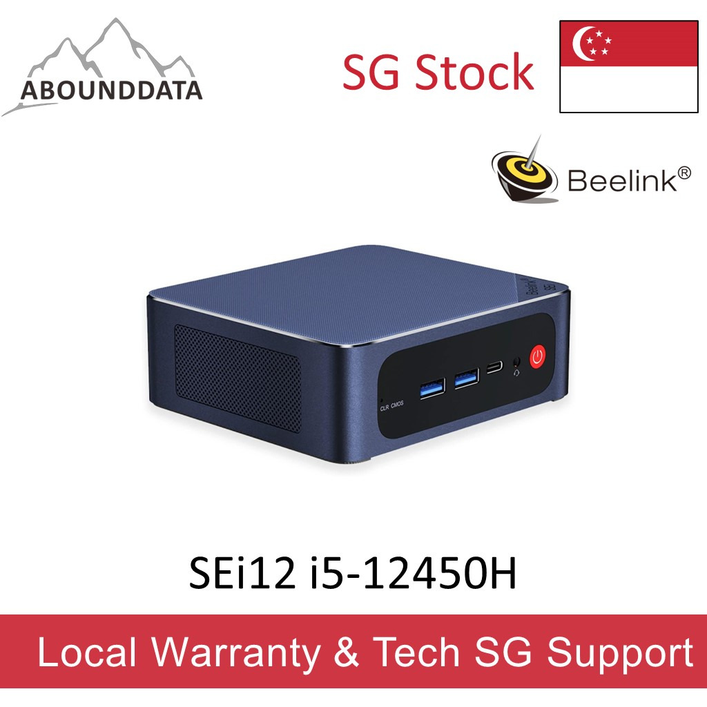 Beelink SEi12 i5-12450H mini PC, Intel Core i5-12450H, Computers & Tech, Desktops on Carousell