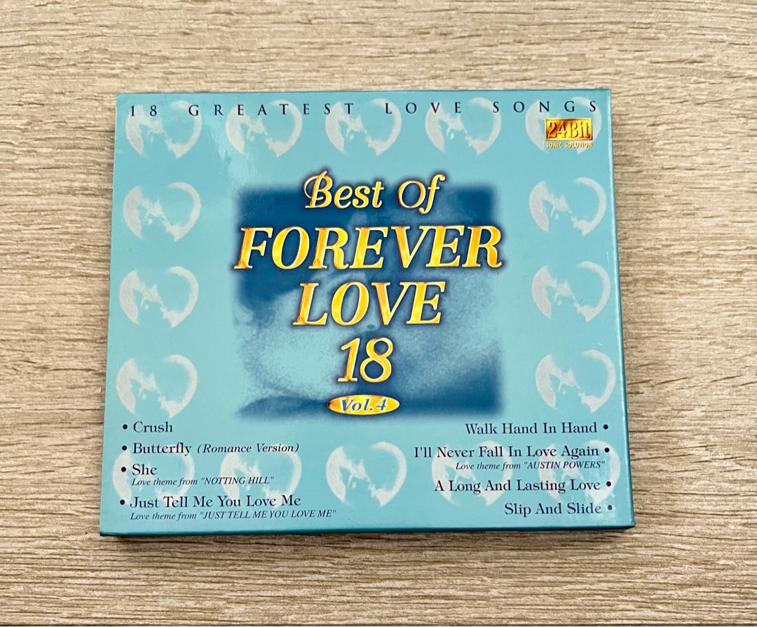 Best of Forever Love 18 (Vol.4), 興趣及遊戲, 音樂、樂器 & 配件, 音樂與媒體 - CD 及 DVD ...