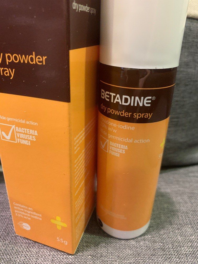 Betadine dry powder spray, Beauty & Personal Care, Sanitisers ...