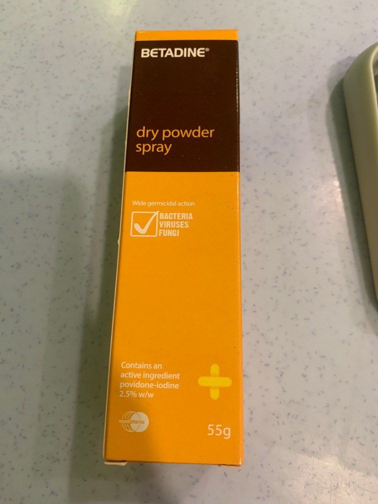 Betadine dry powder spray, Beauty & Personal Care, Sanitisers ...