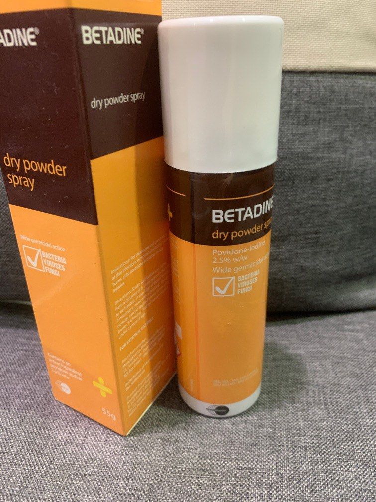 Betadine dry powder spray, Beauty & Personal Care, Sanitisers ...