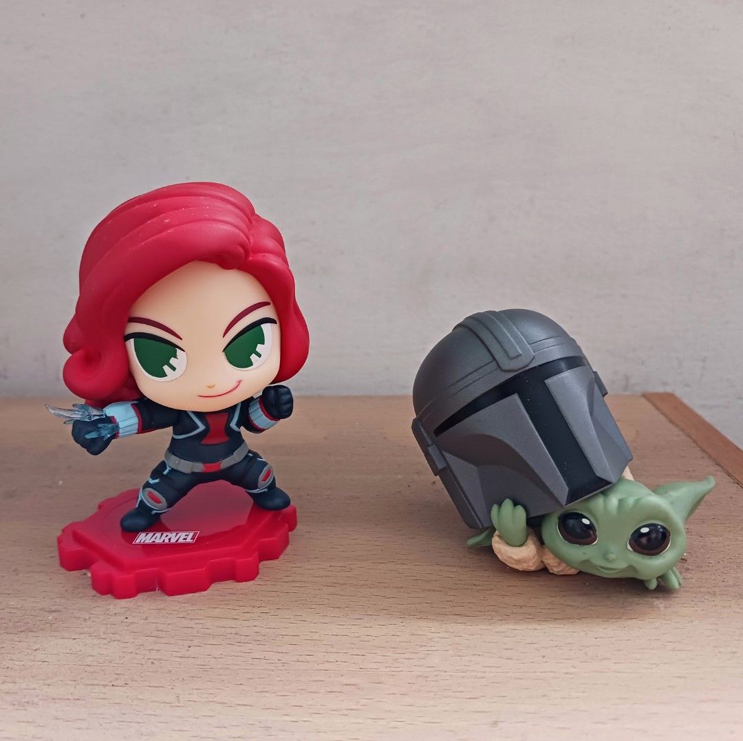 Black Widow Cosbi / Grogu (Baby Yoda) figure, Hobbies & Toys, Toys ...