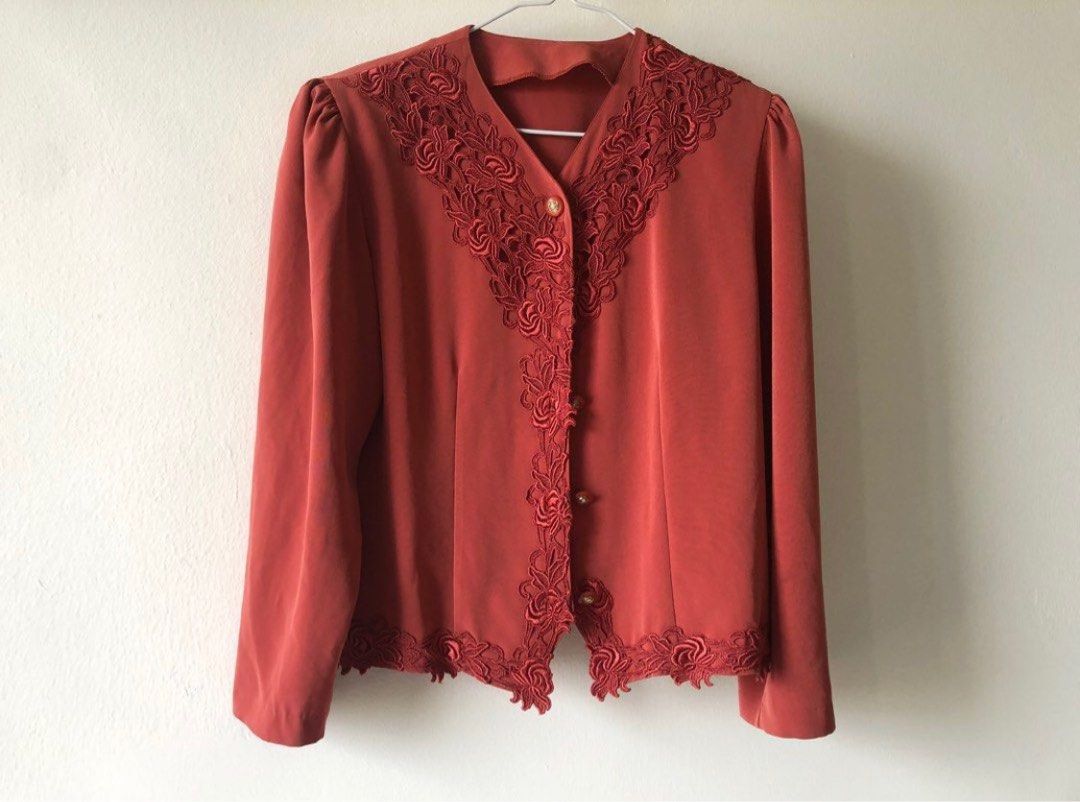 Blazer (Red brick colour), Women's Fashion, Coats, Jackets and ...
