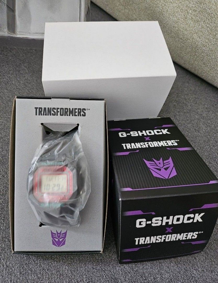 BNIB G-shock x Transformers (Master Nemesis Prime with DW-5600TF19-1JCR ...