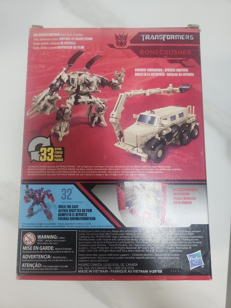BONECRUSHER TRANSFORMERS STUDIO SERIES 33, Hobbies & Toys, Toys & Games ...