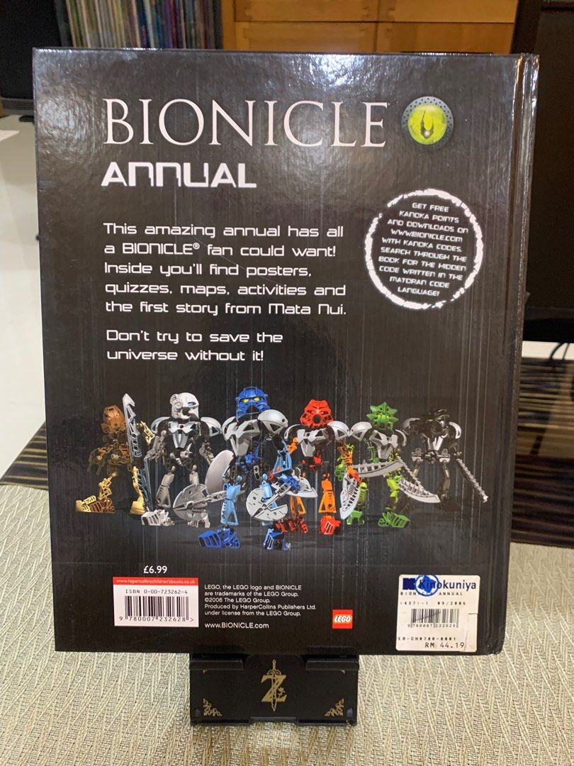 (BOOK)BIONICLE ANNUAL, Hobbies & Toys, Books & Magazines, Storybooks on Carousell