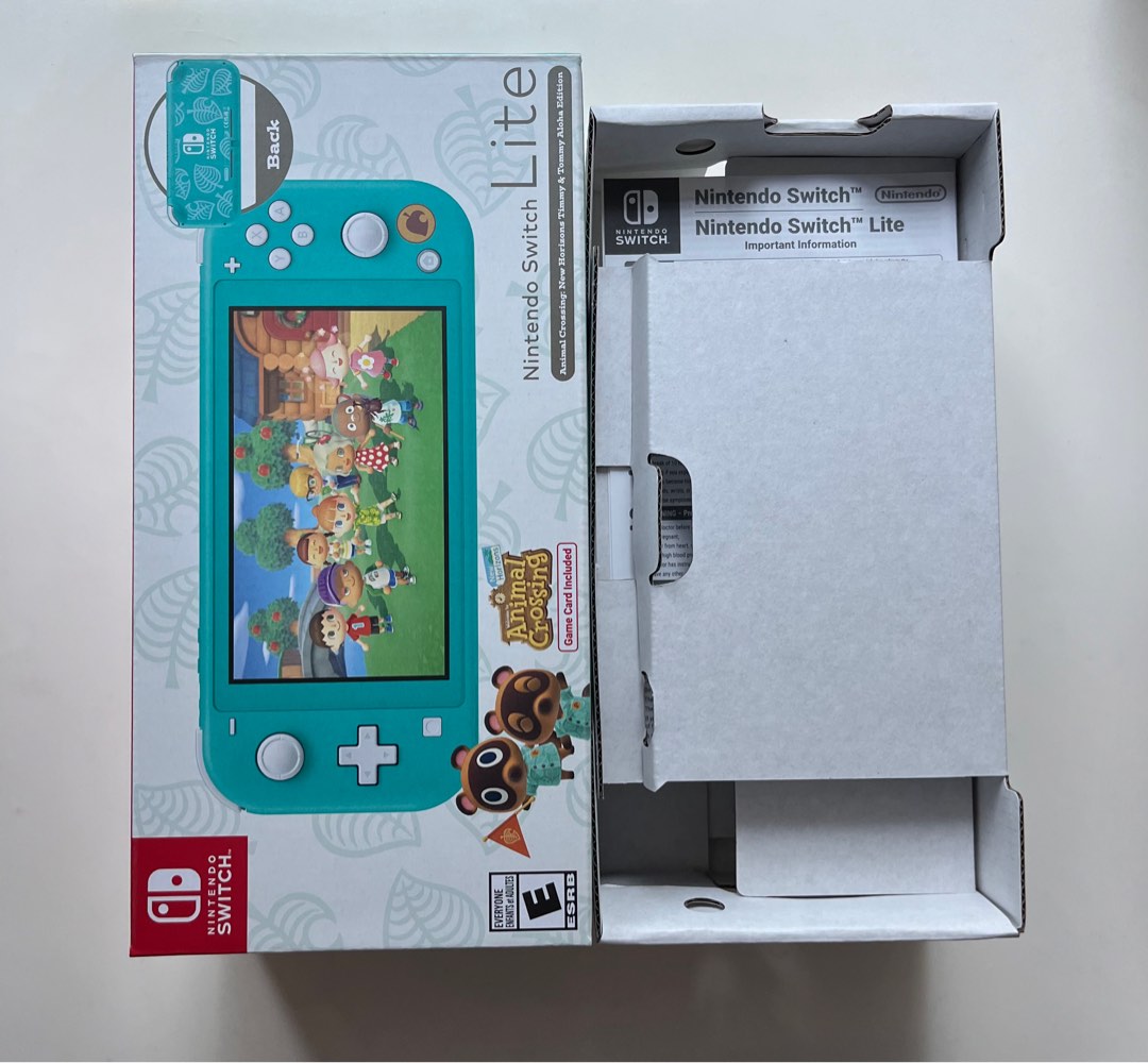 (BOX) Nintendo Switch Lite Animal Crossing box, Video Gaming, Video ...
