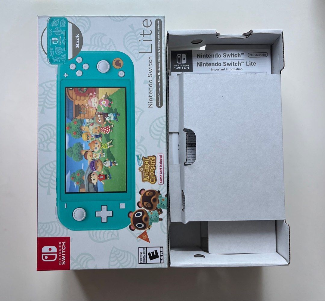(BOX) Nintendo Switch Lite Animal Crossing box, Video Gaming, Video ...