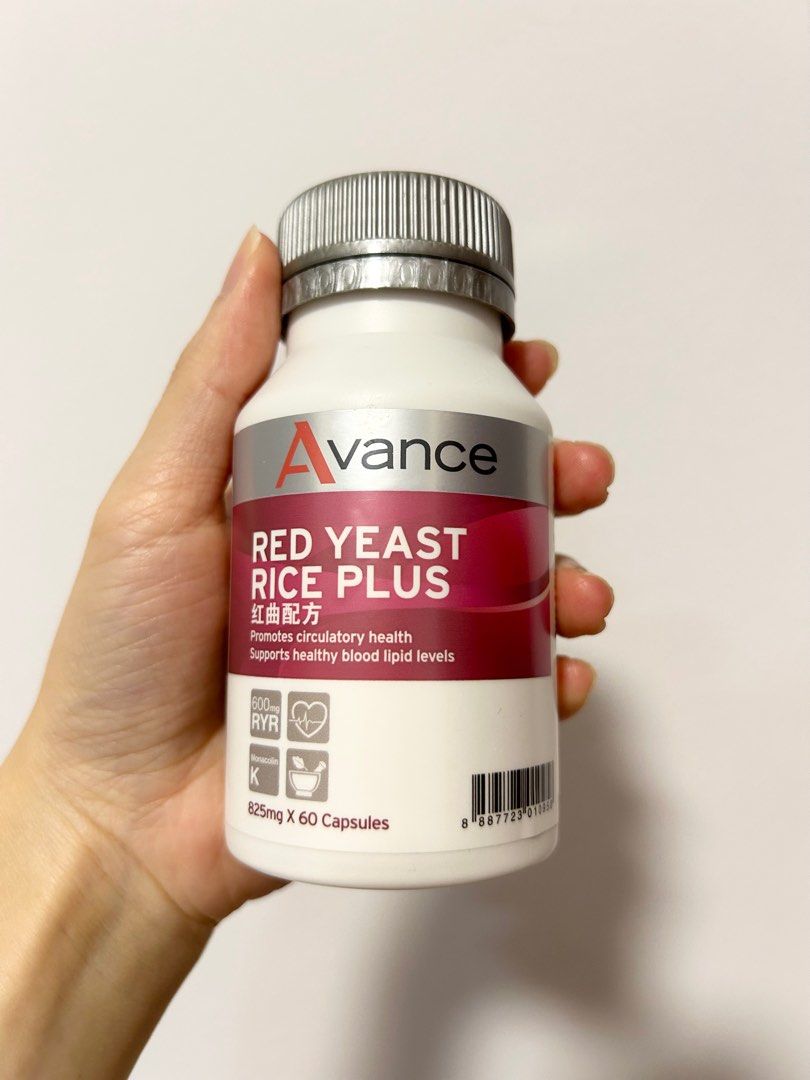 Brand New Avance Red Yeast Rice Plus, Health & Nutrition, Health ...